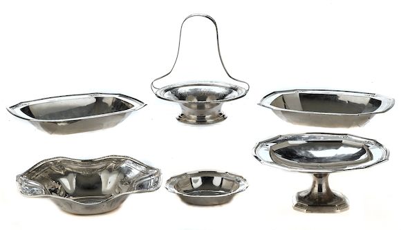 Bonhams : An assembled group of American sterling silver hollowware by ...