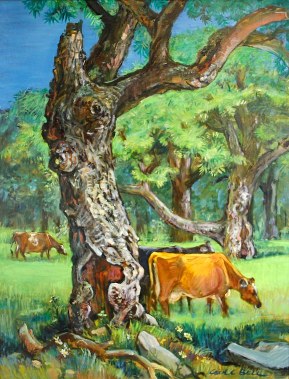 Bonhams : Cecil Crosley Bell (American, 1906-1970) Edge of the Meadow ...