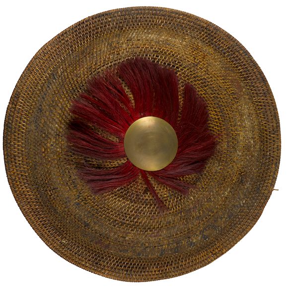 Bonhams : Boxer Rebellion CHINESE WICKER SHIELD, 1900-1901 Diameter ...