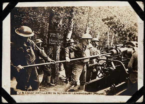 Bonhams : AMERICAN EXPEDITIONARY FORCE, 1918. Photograph album, 350 x ...
