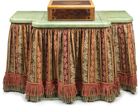 Bonhams : An Edward Zajac faux marble entertainment system console ...