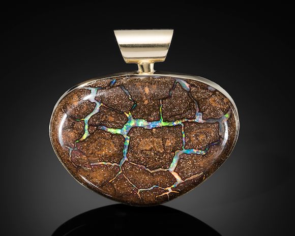 Bonhams : Boulder Opal Pendant
