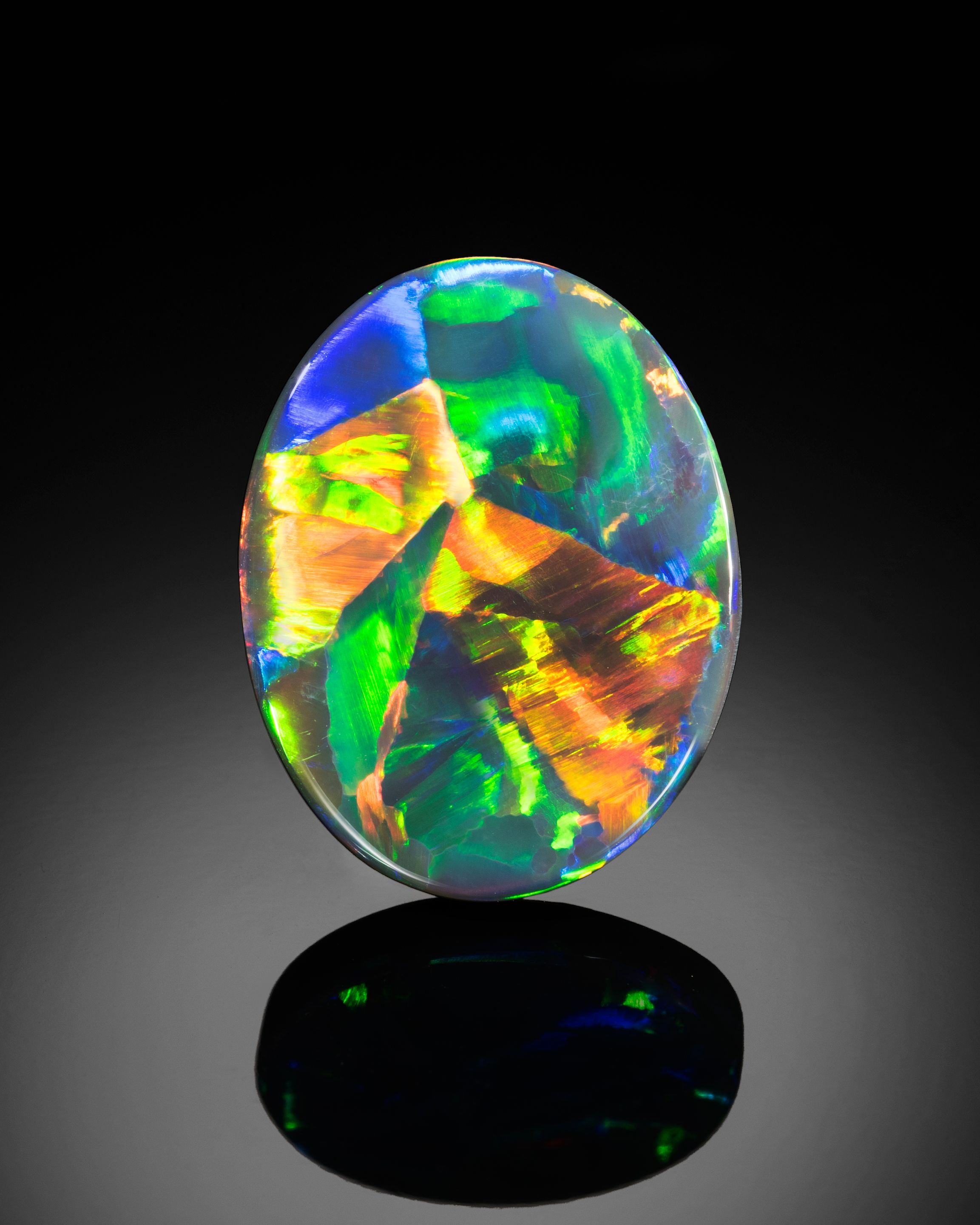 Bonhams : Classic Black Opal--Wagon Wheel Pattern