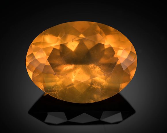 Bonhams : Golden Opal from a Rare Locality