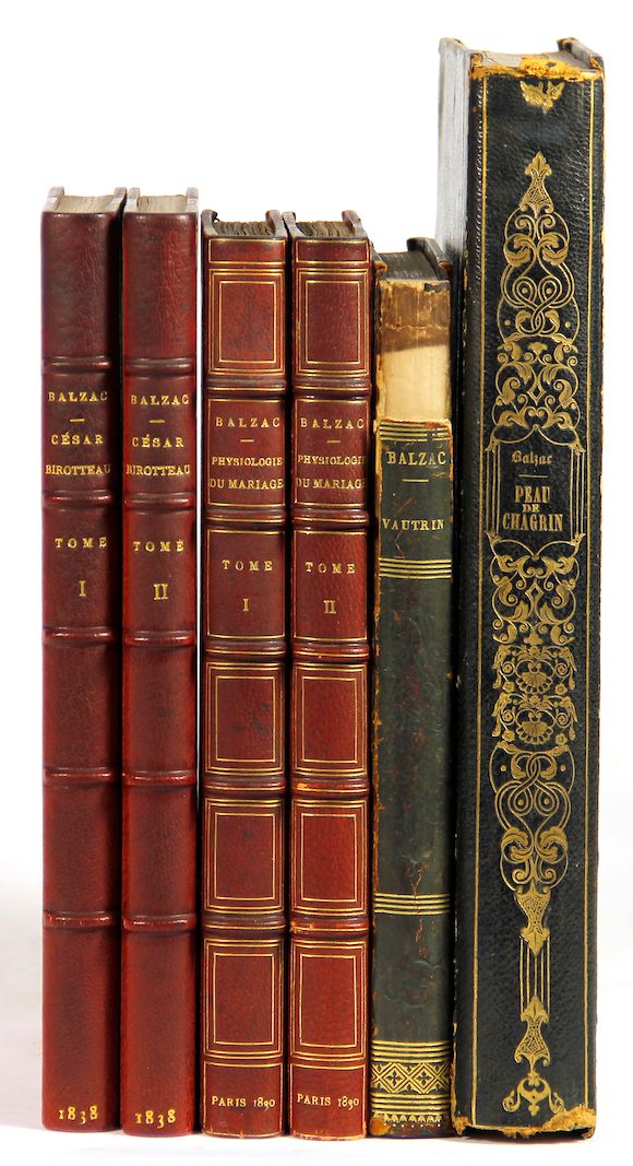 Bonhams : BALZAC, HONORE DE. 1799-1850. 4 titles in 6 volumes:
