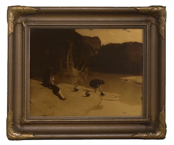 Bonhams : Edward S. Curtis (1868-1952); At the Old Well at Acoma;