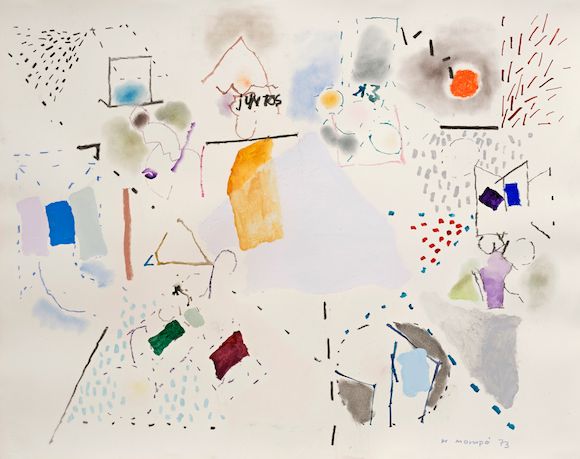 Bonhams : Manuel Hernández Mompó (1927-1992) Campesinos hablando, 1973 ...