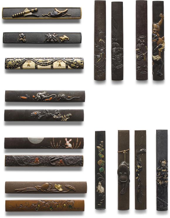Bonhams : A Kyoto kozuka and a Mito kozuka The first by Kazutsura, the ...