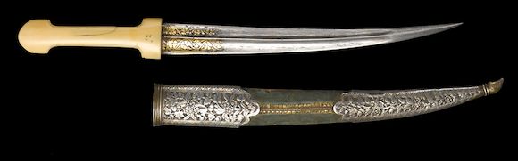 Bonhams : An Ottoman dagger, hancer