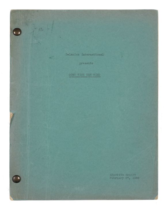 Bonhams : Ann Rutherford's working screenplays of Gone with the Wind ...
