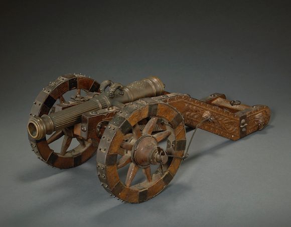 Bonhams : An attractive model of a 17th century field gun