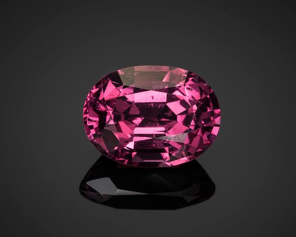 Bonhams : Deep Rose Spinel