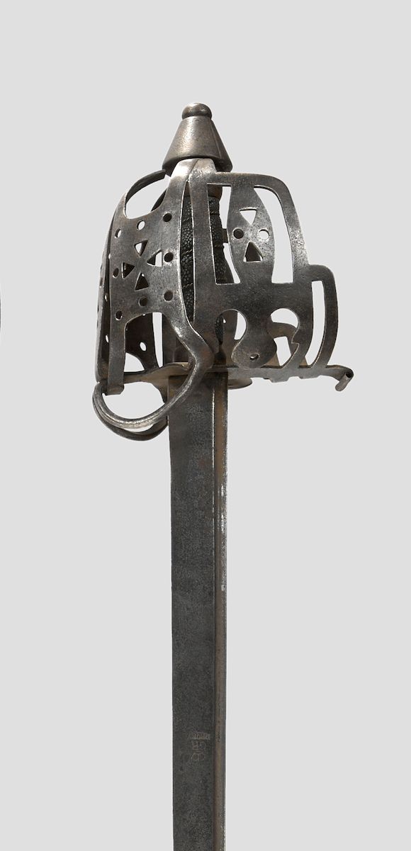 Bonhams : A regulation pattern baskethilted backsword for Highland ...