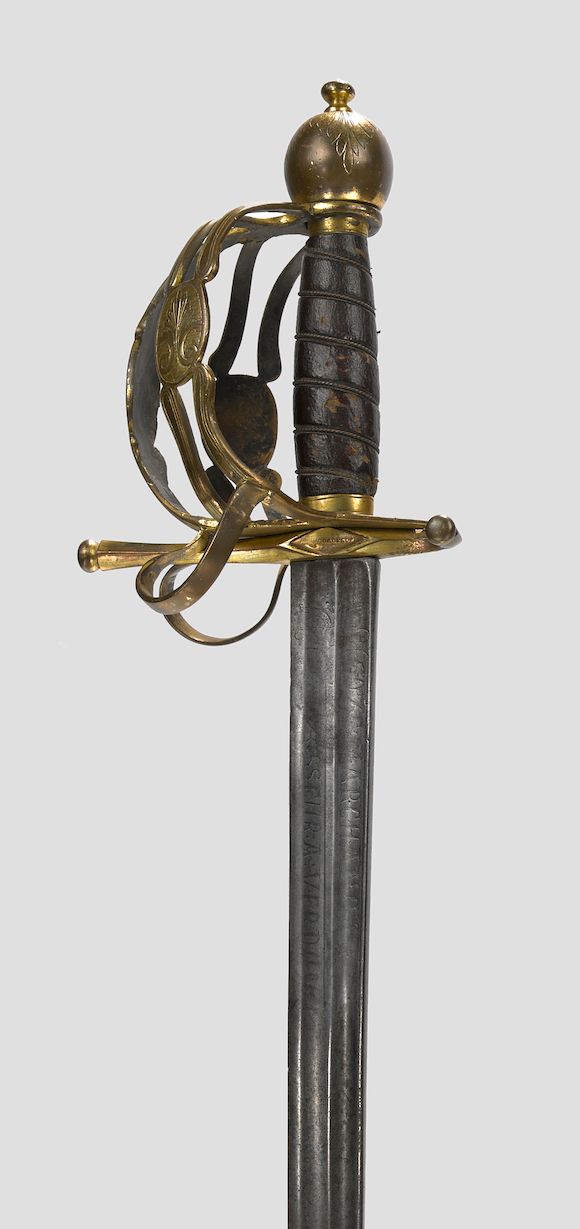 Bonhams : A baskethilted backsword