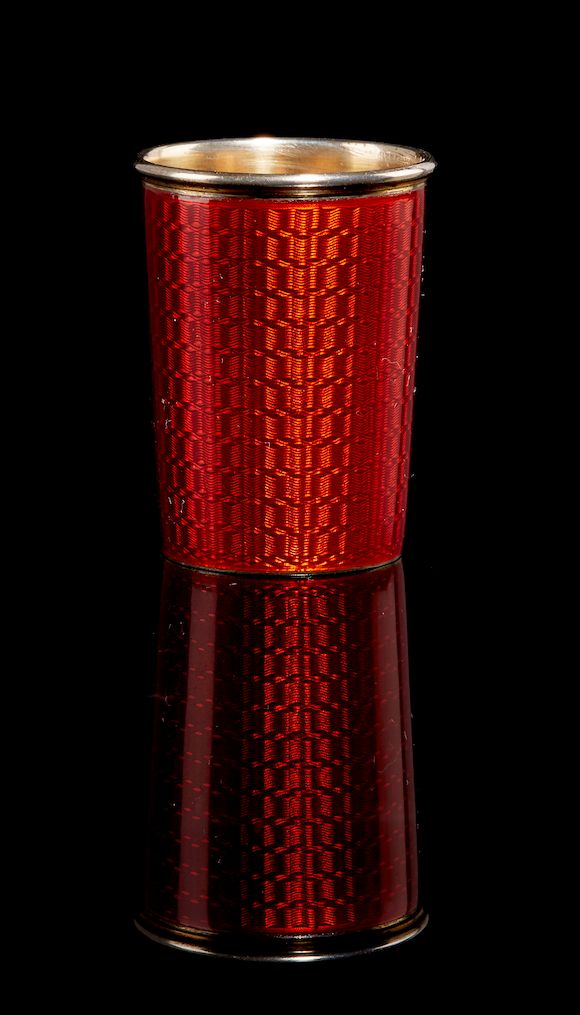 Bonhams : a silver-gilt and enamel beaker Fabergé, Antti Nevalainen, St ...