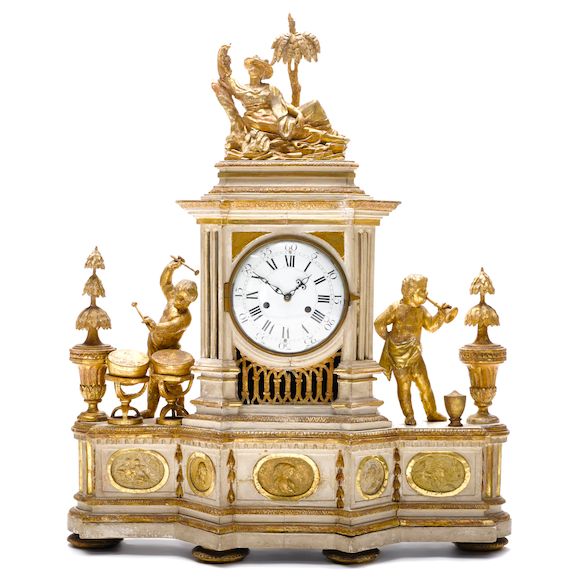 Bonhams : An imposing Italian Neoclassical parcel gilt and paint ...
