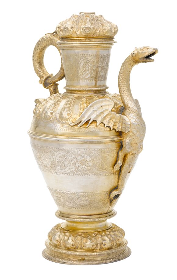 Bonhams : A monumental Victorian gilt-electrotype Kremlin jug by ...