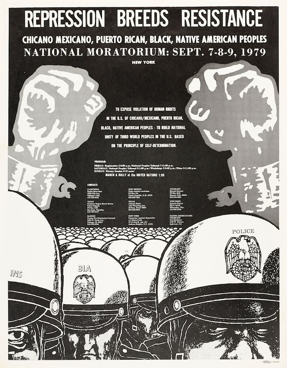 Bonhams : CIVIL RIGHTS AND THE ANTI-WAR MOVEMENT. Group of five protest ...