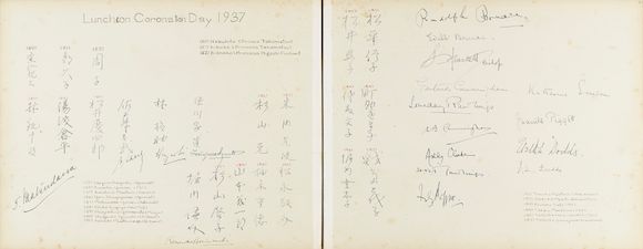 Bonhams : British Embassy in Tokyo. The original official visitor's ...