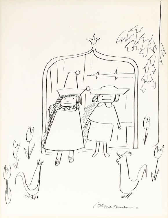 Bonhams : BEMELMANS, LUDWIG. 1898-1962. Original ink drawing, Madeline ...