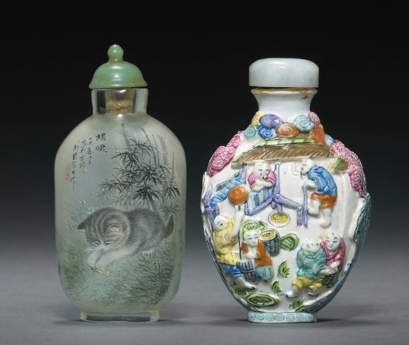 Bonhams : Two snuff bottles