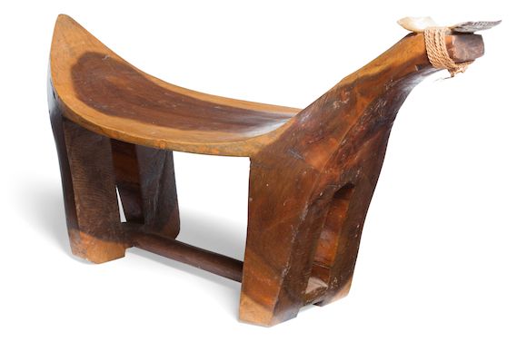 Bonhams : Fine Zoomorphic Coconut-Grating Stool, Nukuoro Atoll ...