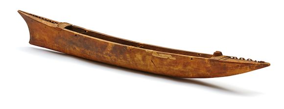 Bonhams : Model Canoe, Samoa Islands
