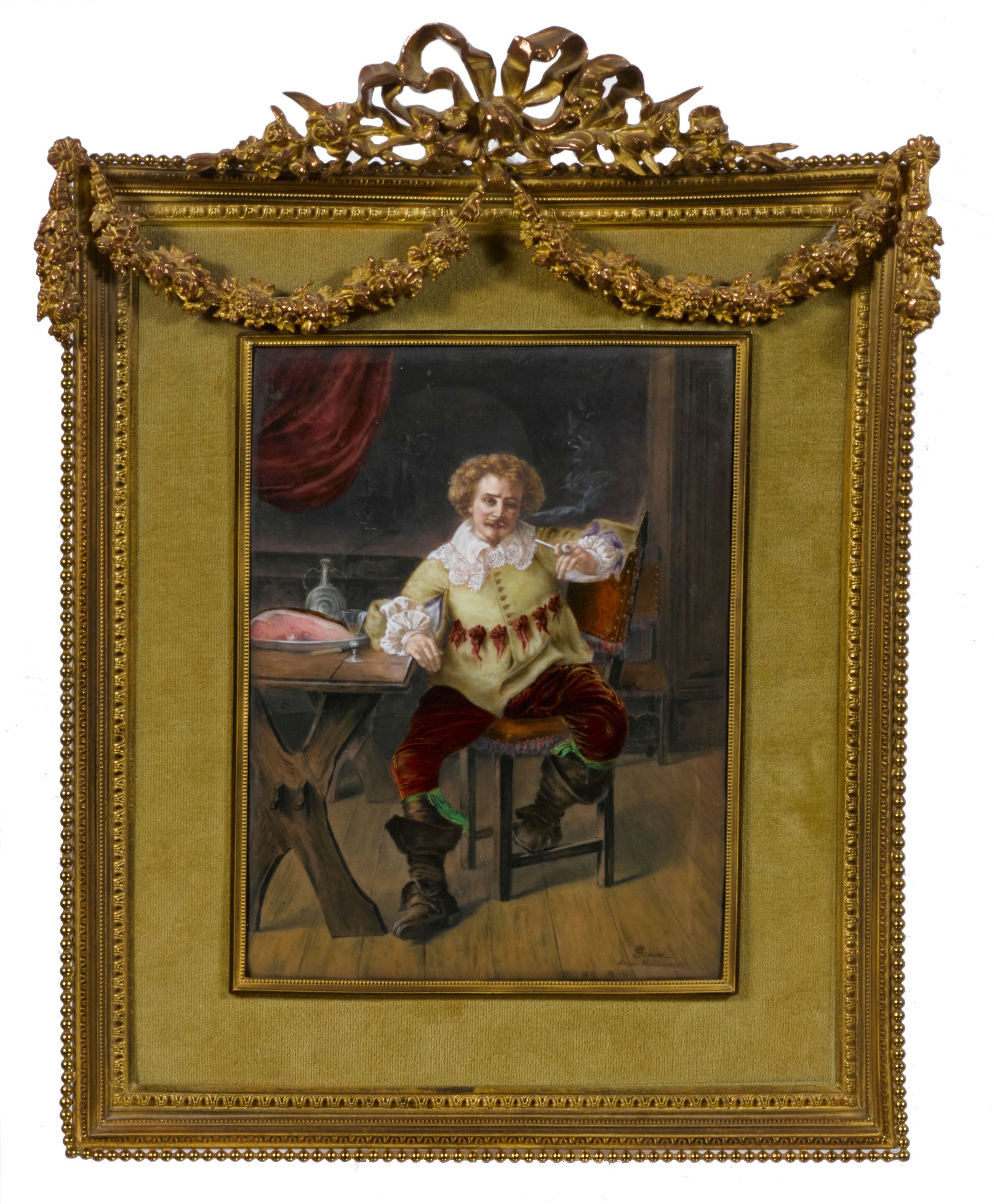 Bonhams : A Limoges enamel panel late 19th/early 20th century