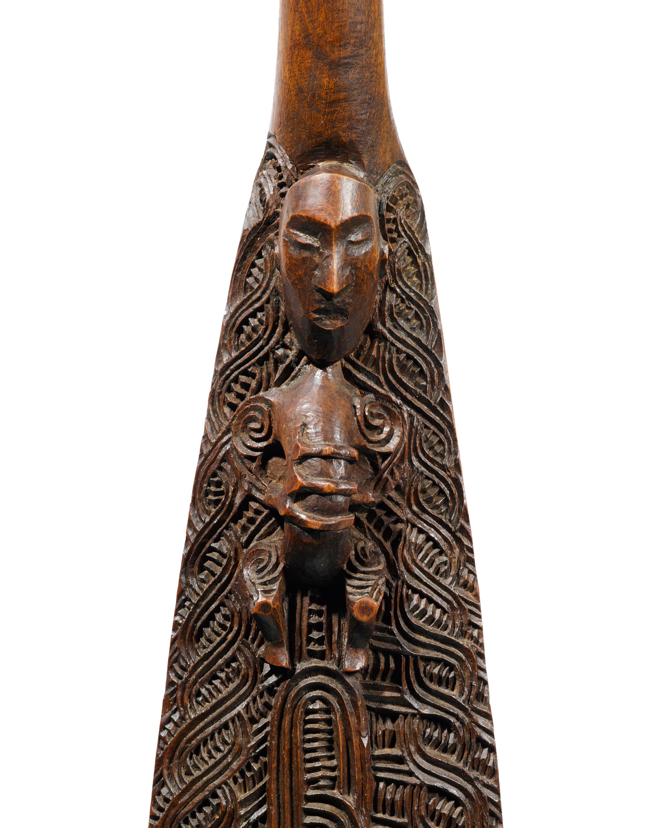 Bonhams : Important and Rare Maori Paddle, New Zealandby the master ...