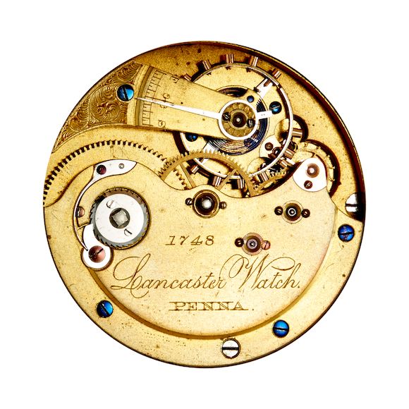 Bonhams : Lancaster Watch Co., Penna., A fine and rare 18K rose gold ...