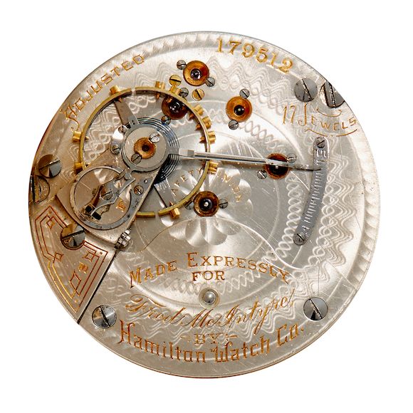 Bonhams : Hamilton. Two interesting private label watchesSigned Fred ...