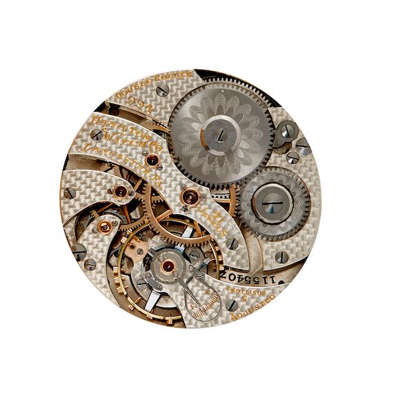 Bonhams : Hamilton. A fine open face railroad watchGrade 994, no. 1155407