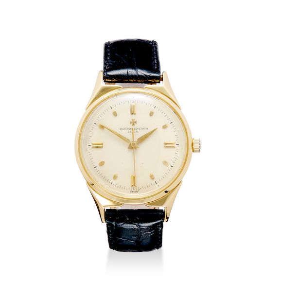 Bonhams : Vacheron & Constantin. A fine 18K gold center seconds wrist watch with hack ...
