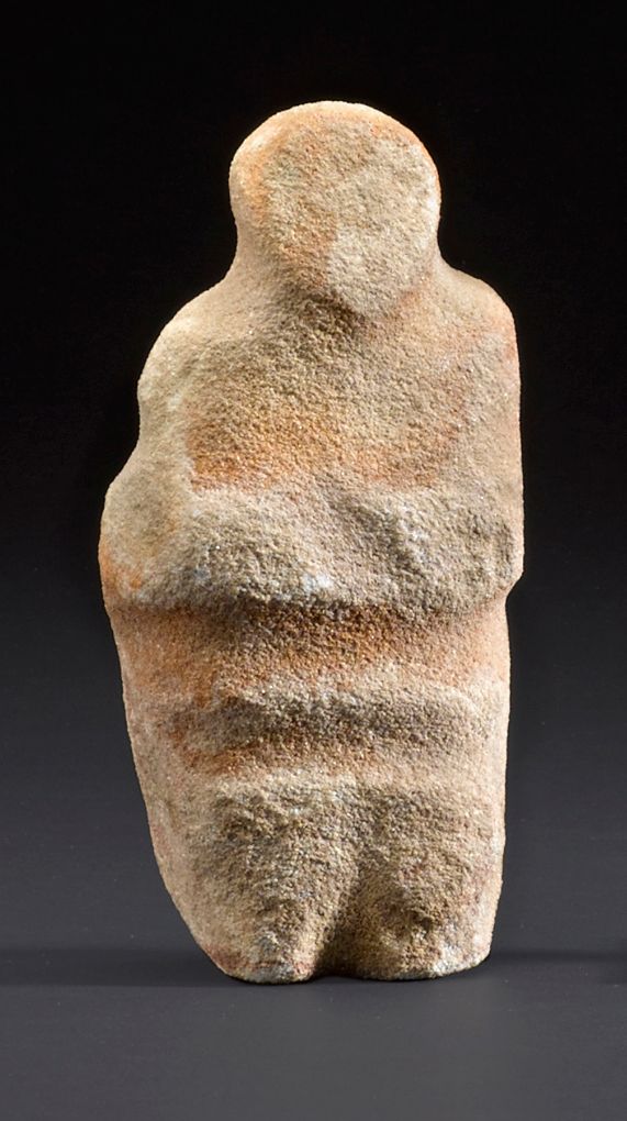 Bonhams : An ancient Southwest stone human effigy