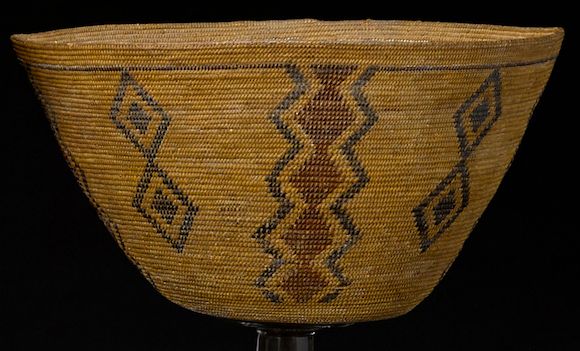 Bonhams : A Western Mono polychrome basket