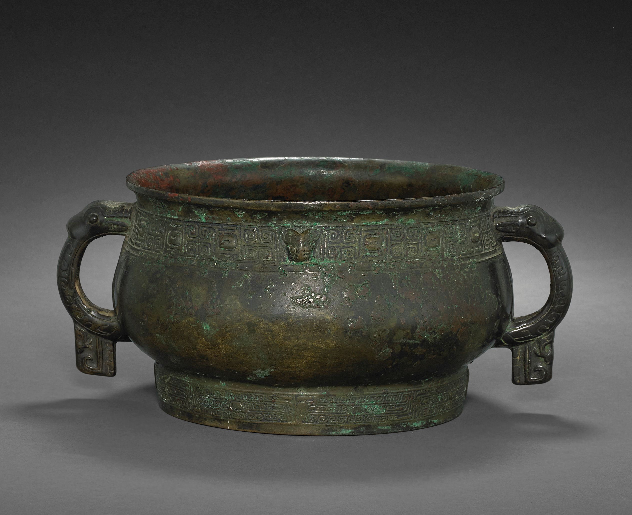 Bonhams : A cast bronze censer, gui Ming dynasty