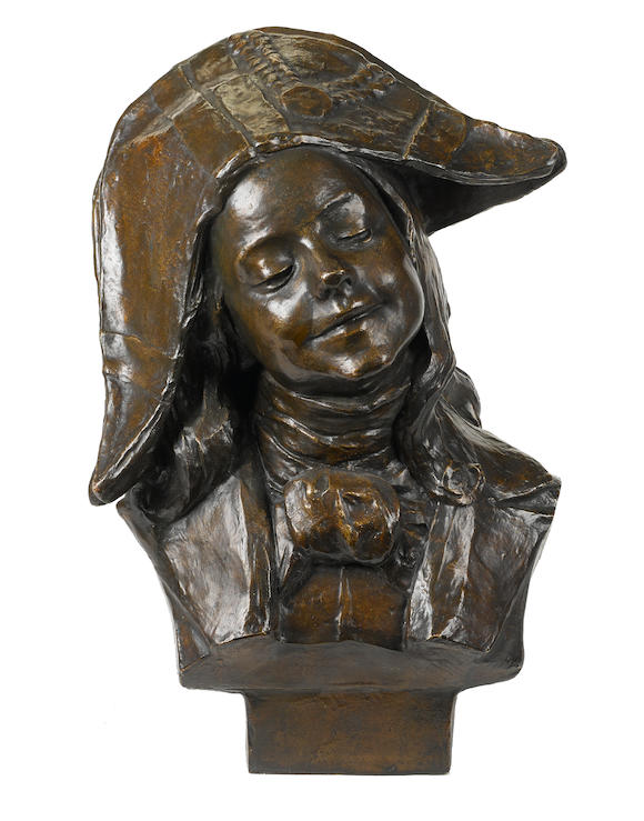 Bonhams A French Patinated Bronze Bust