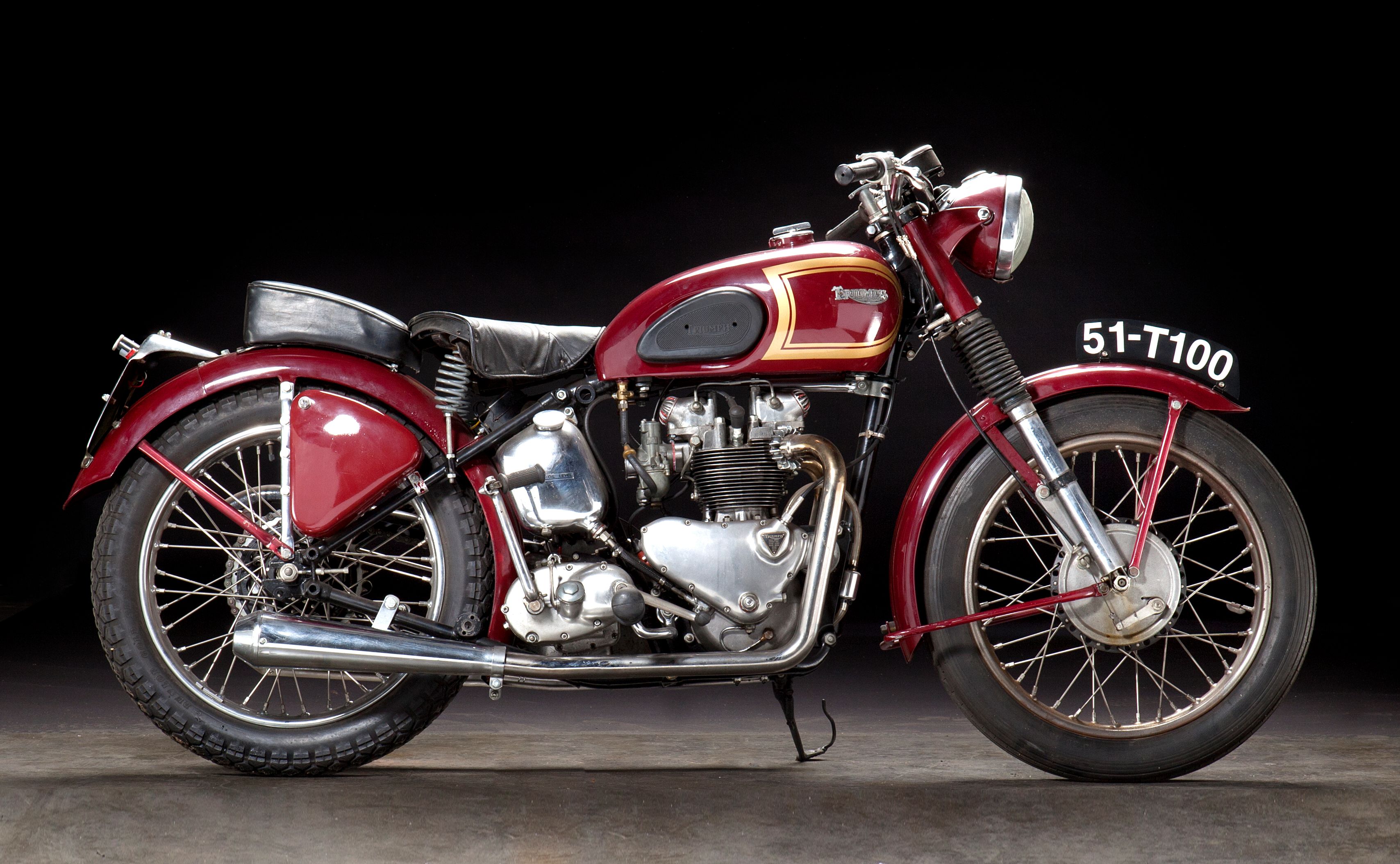 Bonhams Cars : From a private Southeastern collection,1951 Triumph T100 ...