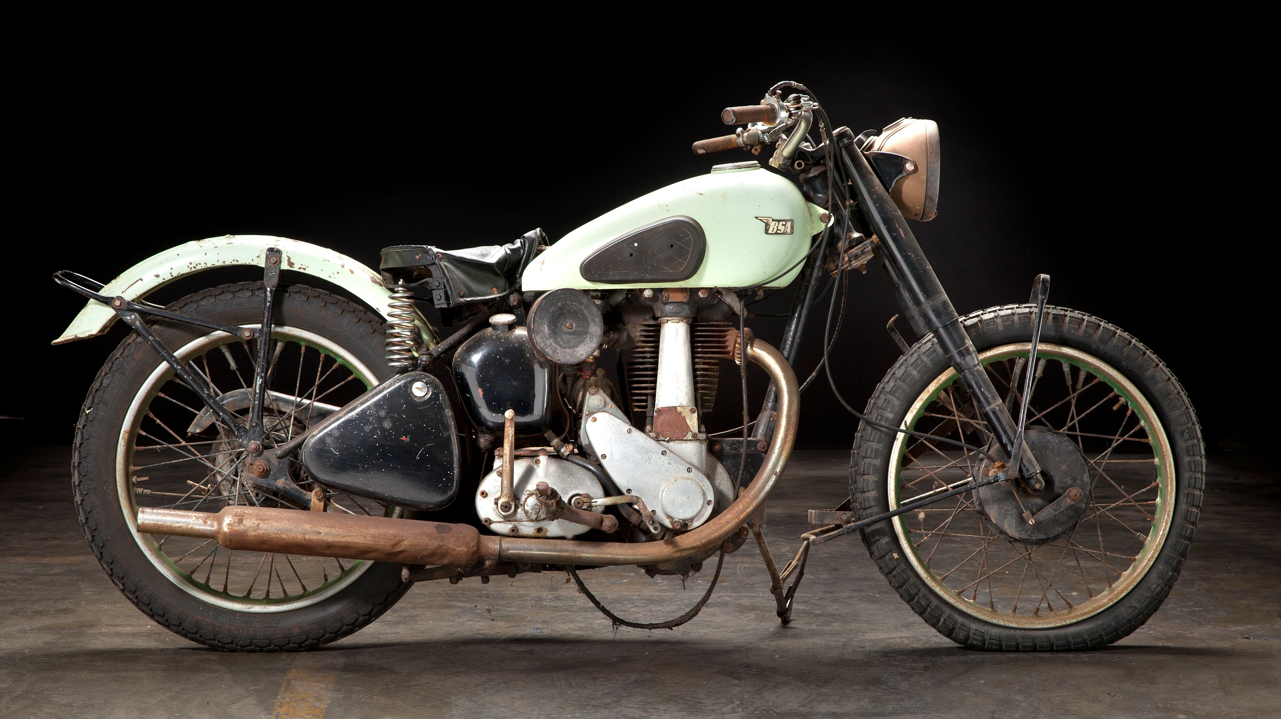 Bonhams Cars : 1948 BSA B33 Rigid Frame Frame no. YB31 3277