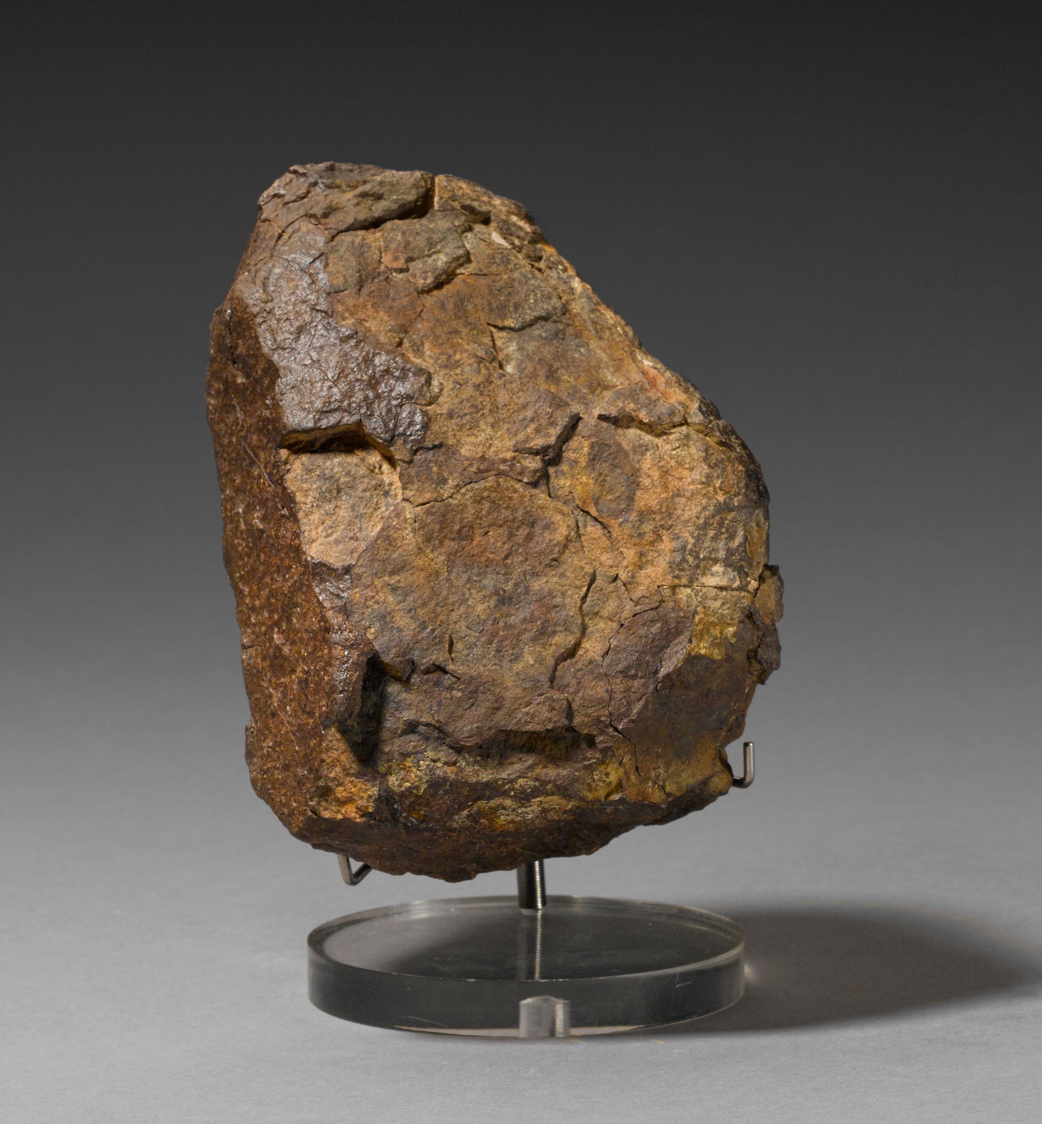 Bonhams : Large Stony Meteorite with Fusion Crust- Complete Specimen ...