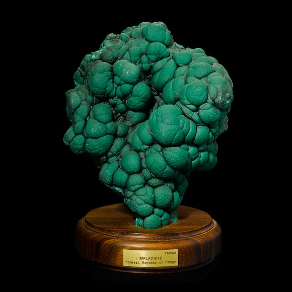Bonhams : Large and Impressive Botryoidal Malachite