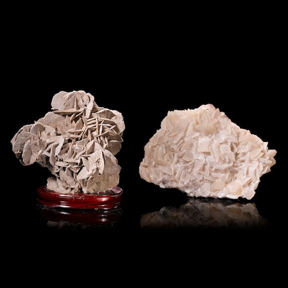 Bonhams : Sand Selenite--"Desert Rose" and a Calcite