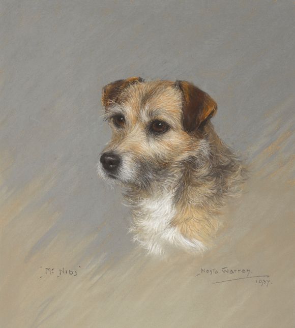 Bonhams : Nesta Warren (British) Mr. Nibs sight 14 x 13in (35.5 x 33.0cm)