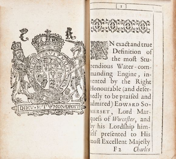 Bonhams : WORCESTER, EDWARD SOMERSET, 2ND MARQUIS OF. 1601-1667. A ...