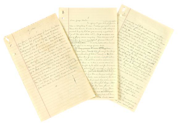 Bonhams : STEINBECK, JOHN. 1902-1968. Autograph Manuscript of an ...