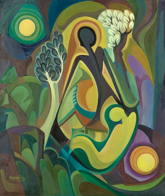 Bonhams : Soedibio (Indonesian, 1912-1980) Dreamtime