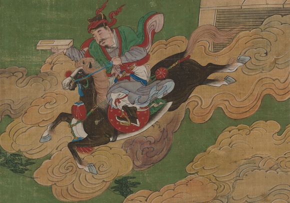 Bonhams : Anonymous (Chinese, 19th century) Celestial Messengers on ...