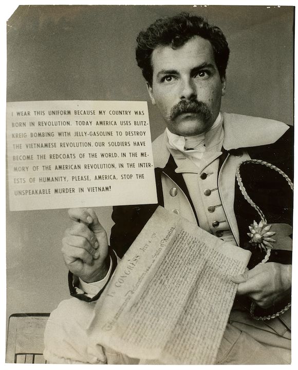 Bonhams : YIPPIES. Original photograph, "Jerry Rubin goes to Washington,"