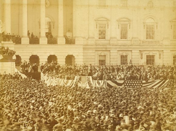 Bonhams : MCKINLEY INAUGURATION. Large photograph, 10 1/4 x 13 7/8 inch ...