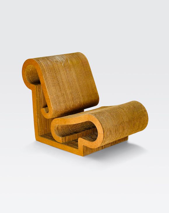 Bonhams : Frank Gehry (born 1929) Lounge chairdesigned 1972, for Easy ...